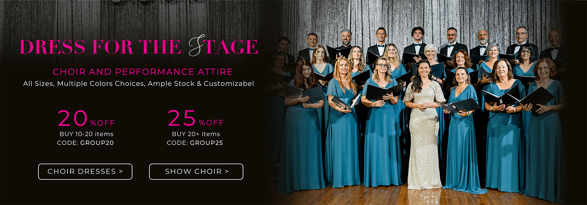 Exquisite Concert Dresses for Choir Performances - Ever-Pretty US