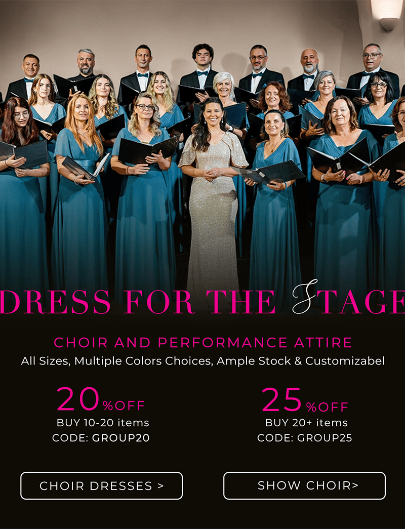 Exquisite Concert Dresses for Choir Performances - Ever-Pretty US