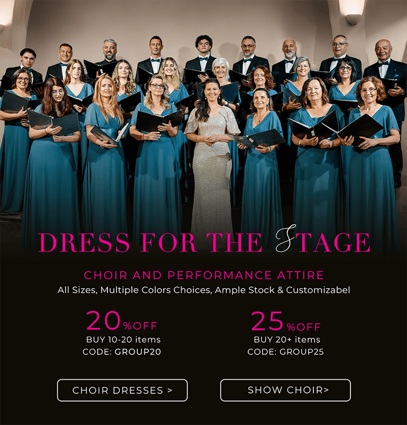 Exquisite Concert Dresses for Choir Performances - Ever-Pretty US