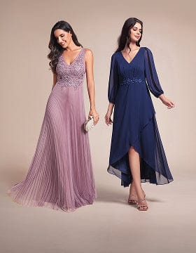Shop Navy Blue Evening Dresses Online - Ever-Pretty US