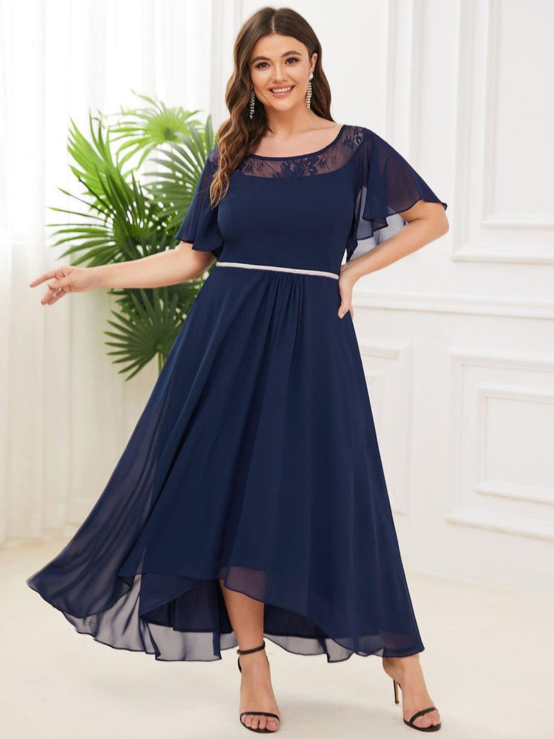A-Line Evening Dress | Women Fashion High Low Midi Dresses - Ever-Pretty US