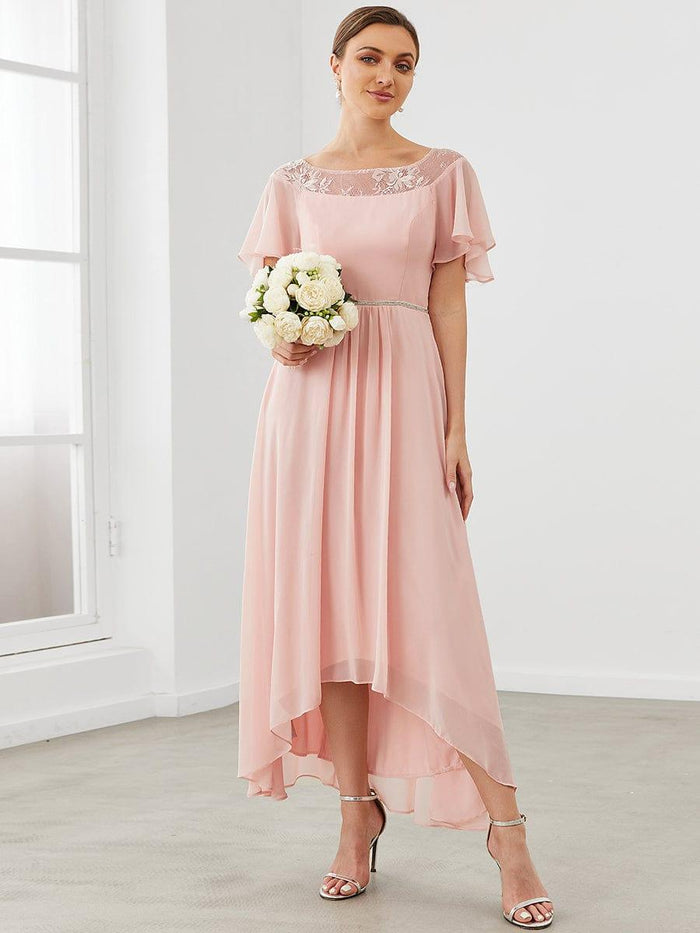 A-Line Evening Dress | Women Fashion High Low Midi Dresses - Ever-Pretty US