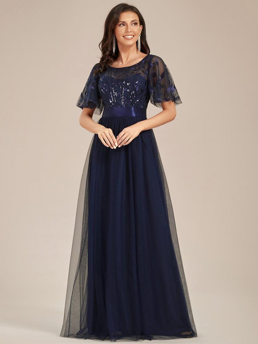 Elegant Navy Blue Concert Dresses - Ever-Pretty US