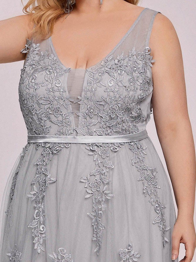 Maxi Long Elegant Ethereal Tulle Evening Dress - Ever-Pretty US
