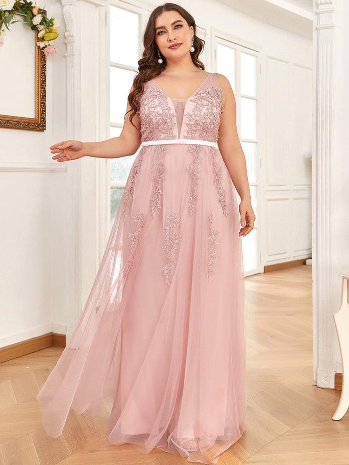 Maxi Long Elegant Ethereal Tulle Evening Dress - Ever-Pretty US