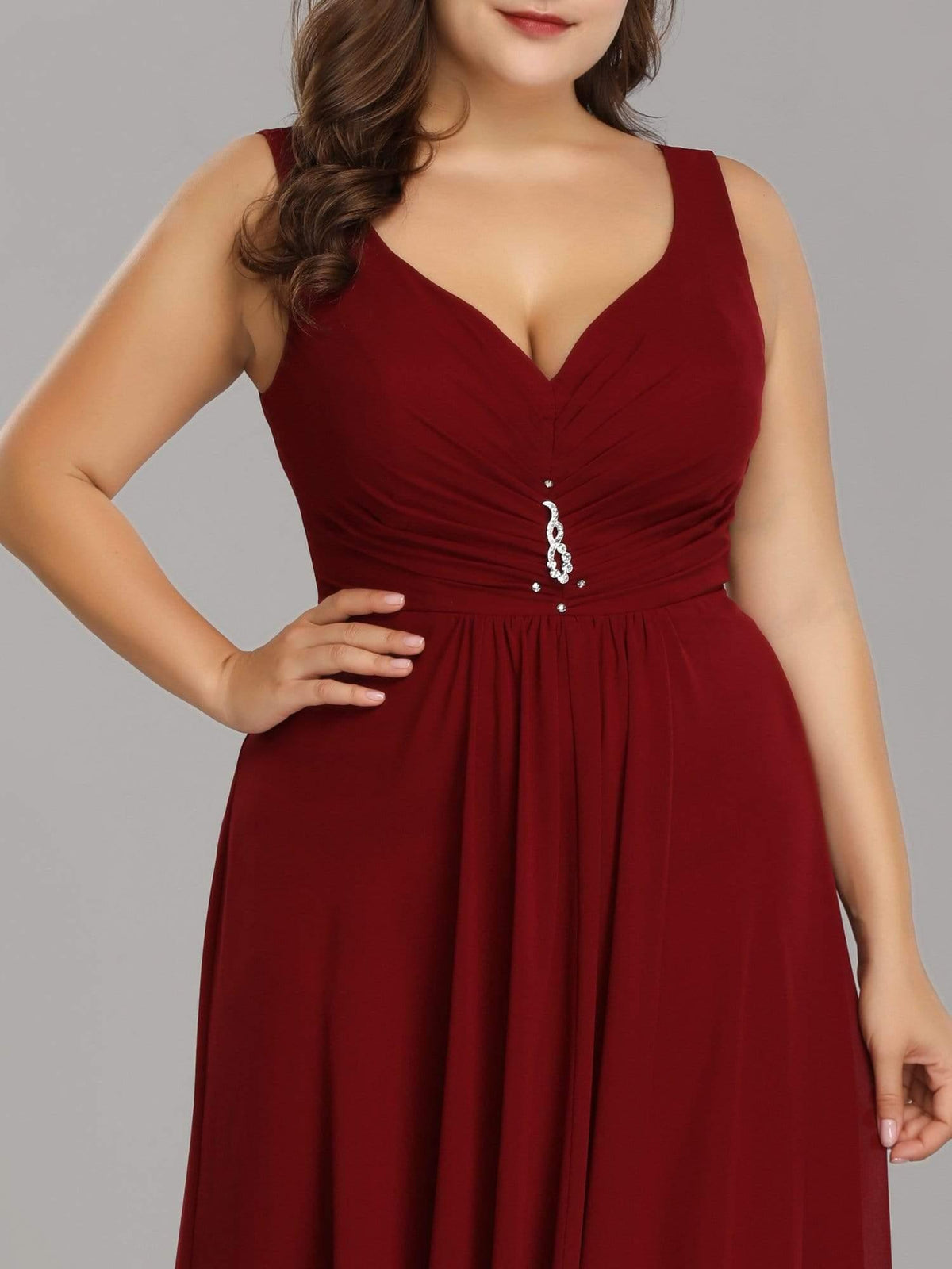Plus Size Formal Chiffon High Low Cocktail Dresses - Ever-Pretty US