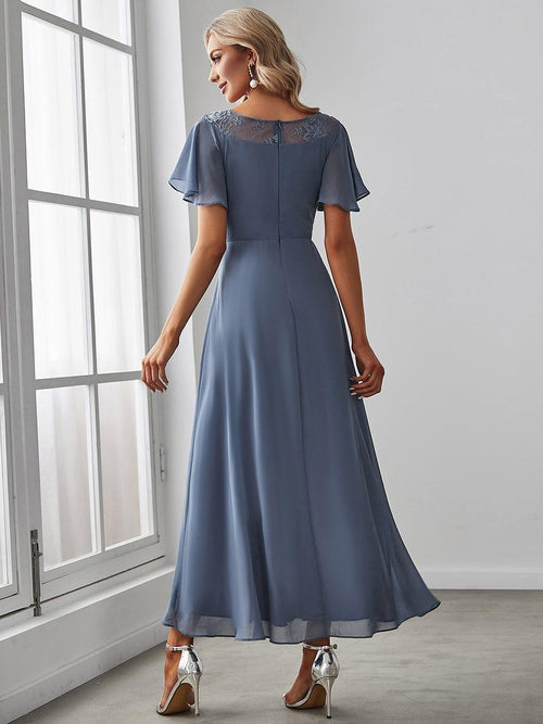 A-Line Evening Dress | Women Fashion High Low Midi Dresses - Ever-Pretty US
